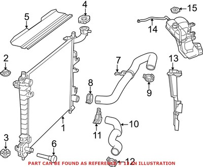 Genuine Mopar Passenger Right Radiator Support Baffle 68227831AA | eBay
