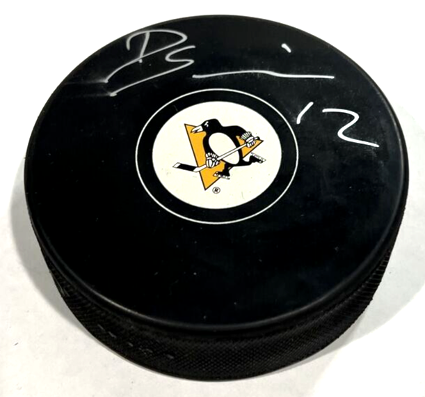 Dominik Simon Pittsburgh Penguins Signed Hockey Puck | eBay