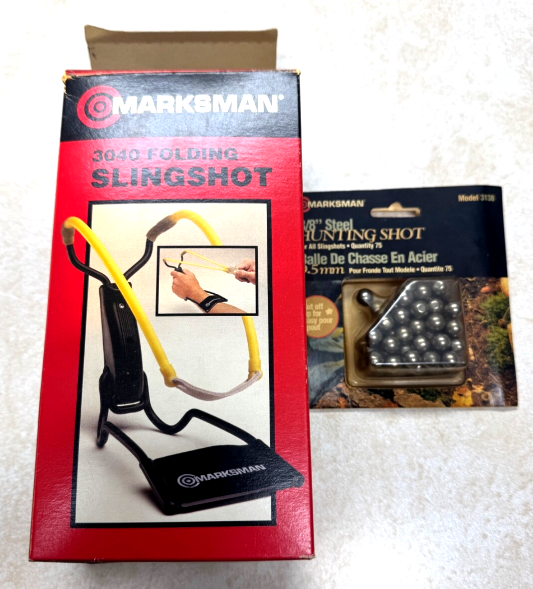 Marksman Slingshot Balls Marksman 3/8 Inch Steel Shot - 75 Count ...