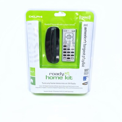 Delphi Roady XT Home Kit Remote XM Satellite Radio SA10176 New In Box ...