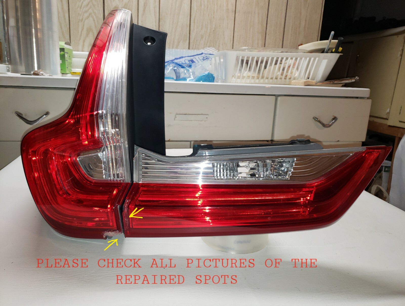 2017-2019 HONDA CR-V TAIL LIGHT SET LED DRIVER SIDE 33550-TLA-A01 ...