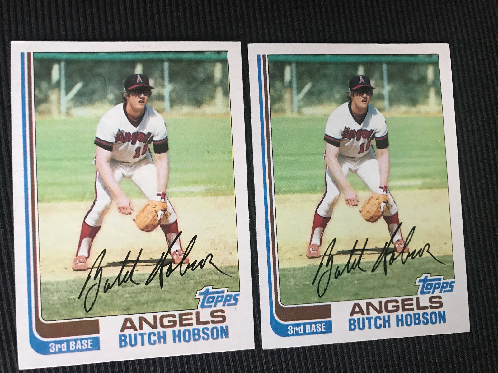 1982 Topps Baseball Card #357 California LA Angels Butch Hobson NMMT ...