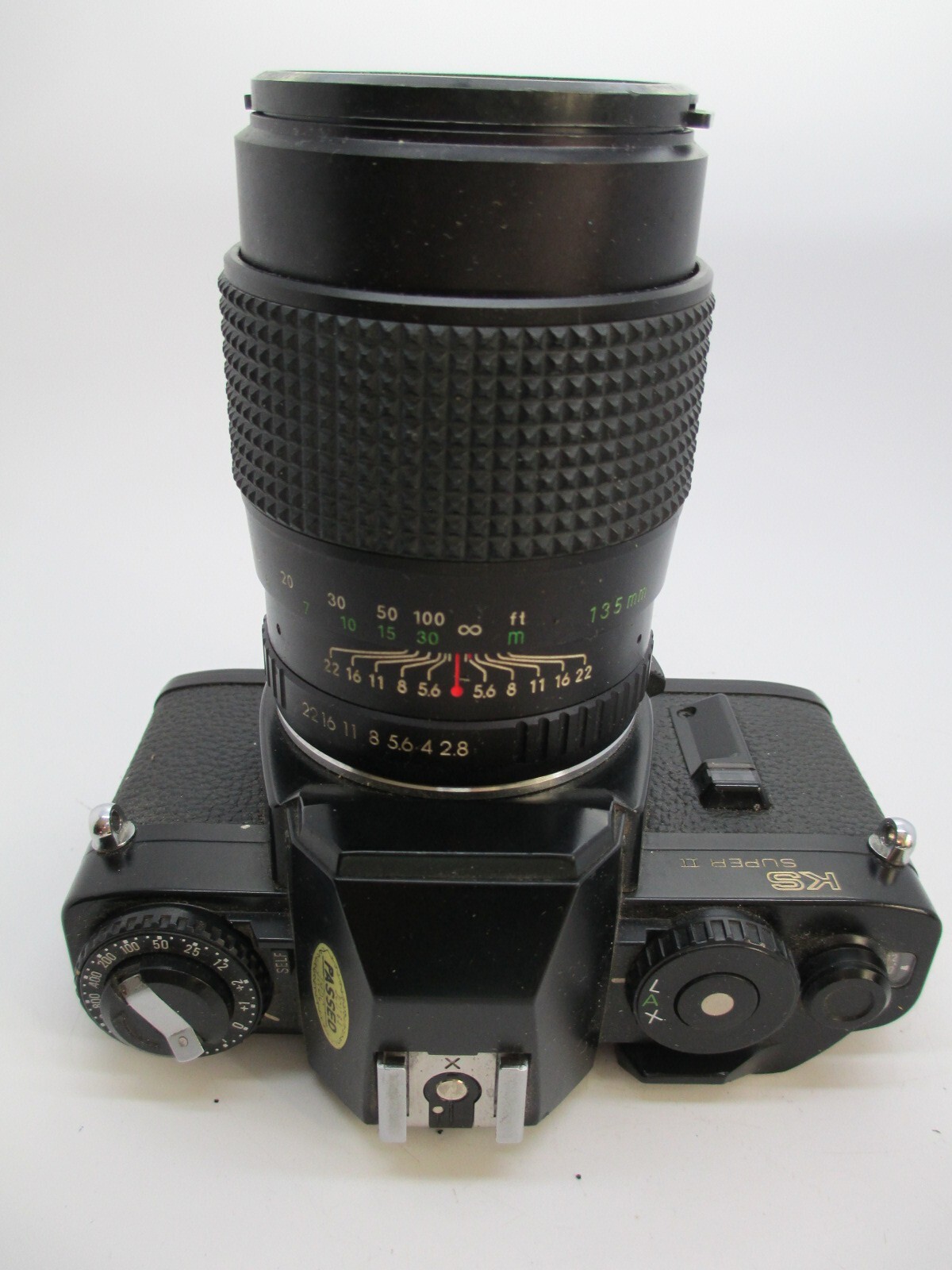 Sears KS Super II 35mm SLR Film Camera With 135MM 2.8 lens TESTED ...