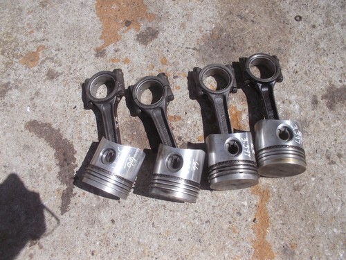 Oliver 66 tractor WHITE 1974-75 244 engine motor 4) pistons rings rods ...