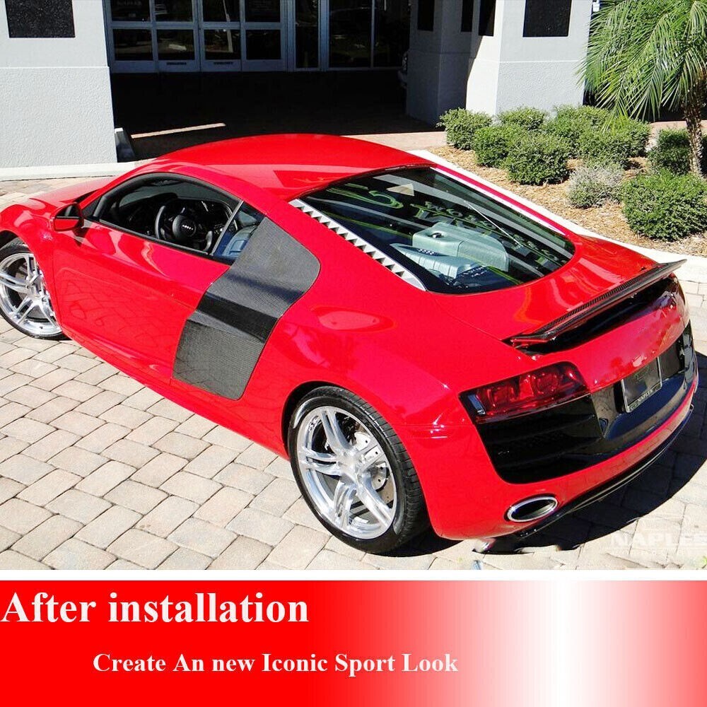 Fits Audi R8 V8 V10 Coupe 2008-2015 Side Door Fenders Blade Trims REAL ...