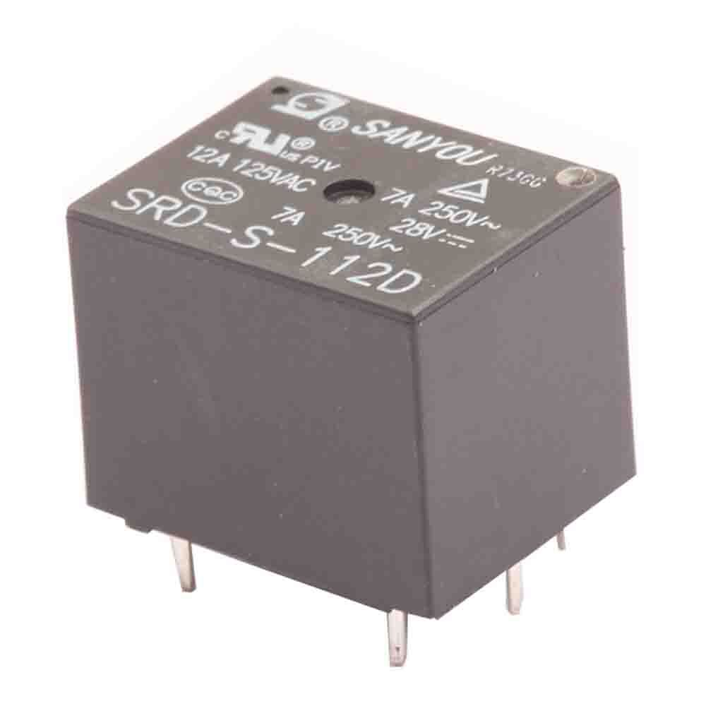 2X SRD-S-112D Sealed Type 1 Pole 12V DC Power Relay 12A 125VAC | eBay