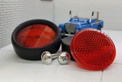 Land Rover Reflectors Quality Lucas Repro Rear Tub Red Series 1 86 88 ...