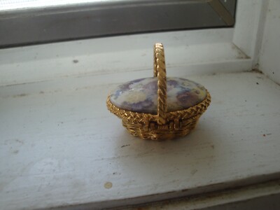 VINTAGE COLLECTIBLE MAX FACTOR HYPNOTIQUE CREME PERFUME COMPACT FLOWER ...