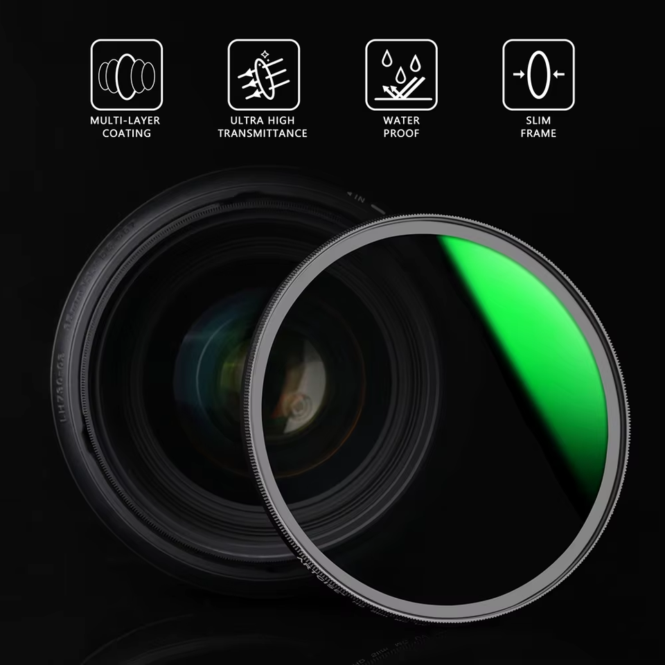 Lens Filter Photography MC HD Lens UV Filter Ultra Slim Camera ...