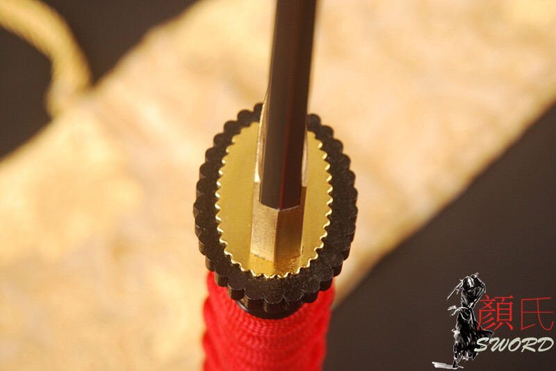 Red Ninja Sword Sharp 1095 Carbon Steel Japanese Unokubitsukuri ...