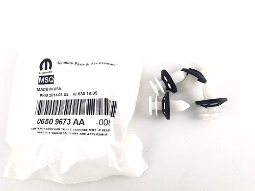 NOS 4pcs Mopar Push Type Retainers with Sealer 06509673AA fits GC ...