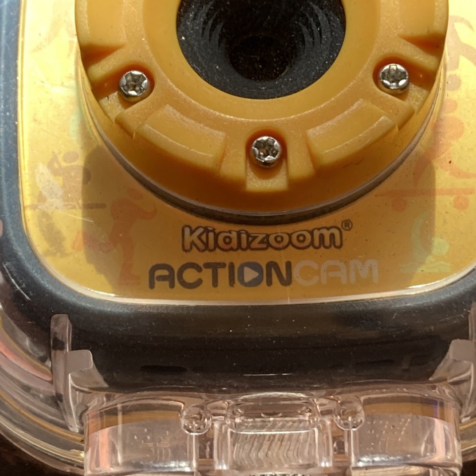VTech Kidizoom Action Cam Yellow Sports Camera Tested Working | eBay