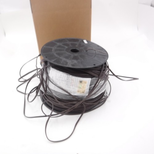 1000' Guanyi 18 AWG/2C Copper Speaker Wire Stranded 300V Brown SPT-1W ...