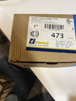 Conduit & Fittings - Topaz Connector