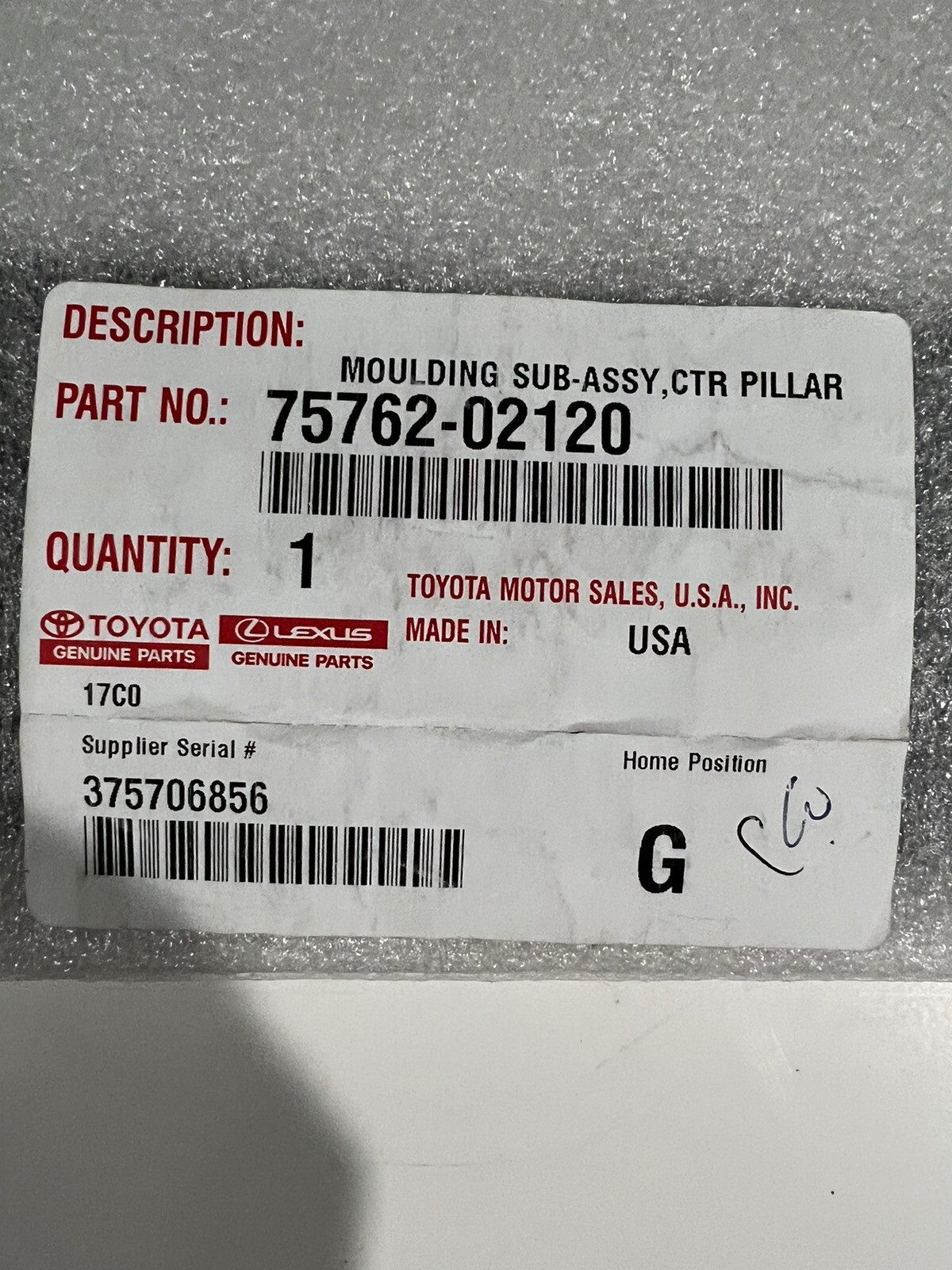 Genuine+Toyota+Door+Applique+75762-02120 for sale online | eBay