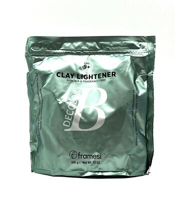 Framesi DeColor B Clay Lightener Ammonia & Fragrance Free Lift 9+ 18 oz ...