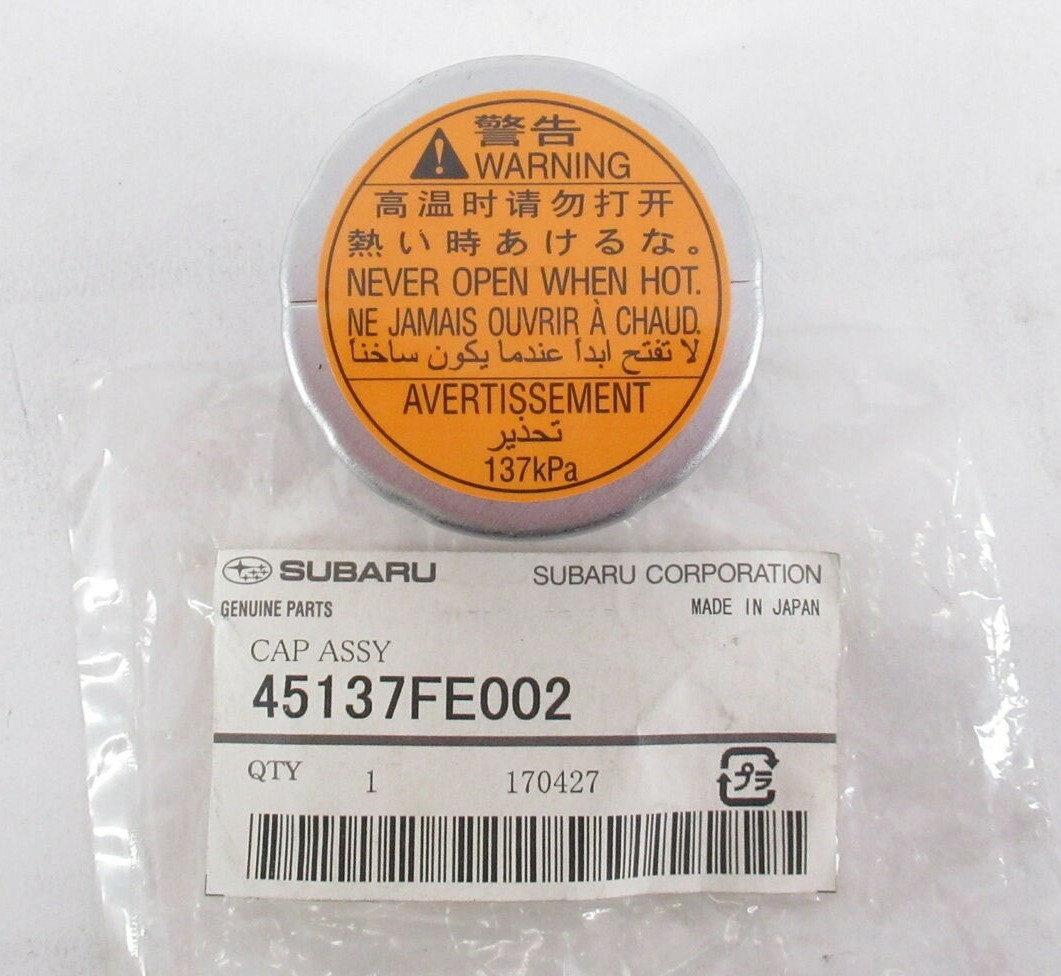 Genuine OEM Subaru 45137FE002 Radiator Cap | eBay