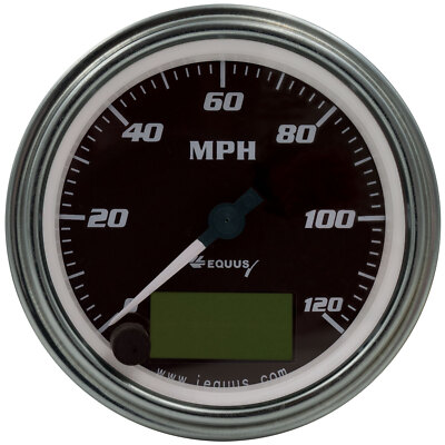 Equus E7074 Speedometer 3-3/8" 0-120 MPH 270-DEG Sweep Elec 7000 | eBay