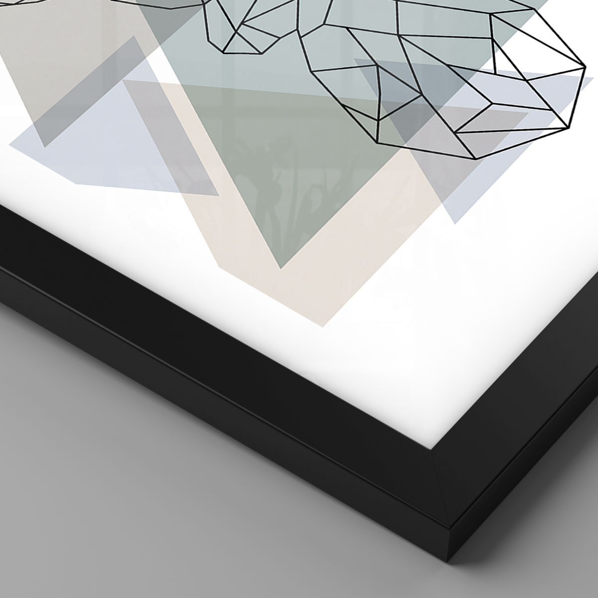 Affiche Poster 70x50cm Tableaux Image Photo cerf abstraction Wall Art ...