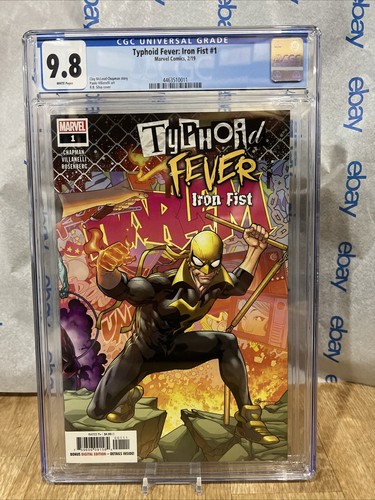 TYPHOID FEVER IRON FIST (2018 Marvel 1 Spider-Man X-Men Avengers Cgc 9. ...