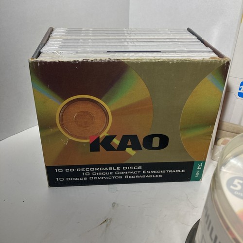 CD Recordable Discs Lot Of 10 KAO Discs | eBay