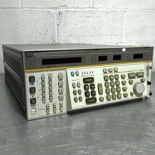 HP Hewlett Packard 8663A Synthesized Signal Generator 100kHz-2560MHz w ...