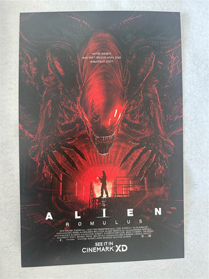 ALIEN ROMULUS - 11"x17" Original Promo Movie Poster MINT 2024 Cinemark ...