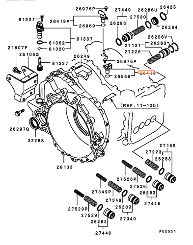 MITSUBISHI GENUINE OEM SENSOR,SPEED MR567292 PAJERO (NEW NUMBER ...