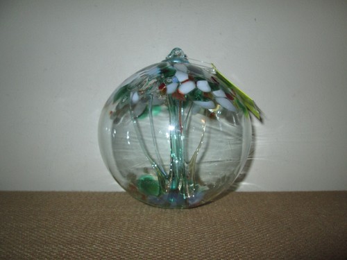 KITRA'S Art Glass Blown Tree of Enchantment 6" Ornament Hand Made ...
