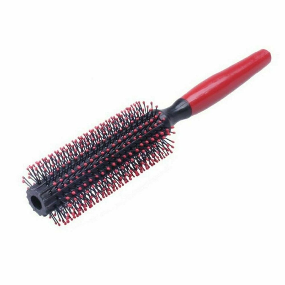 Women Round Hair Care Brush Hairbrush Salon Styling Dressing Comb ...