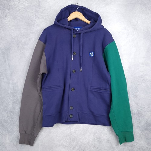 Ader Error Hoodie Mens Medium A2 Blue Multi Color Rider Wing Logo Sweatshirt | eBay