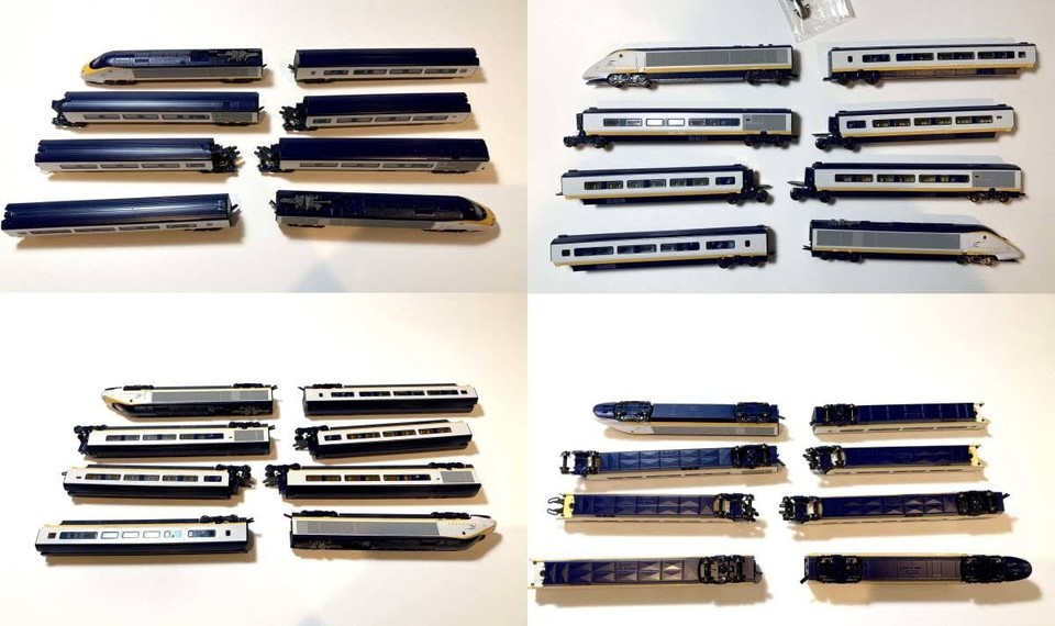 KATO N Scale 10-327 Eurostar Basic 8-Car Set Model Train N Gauge Japan ...