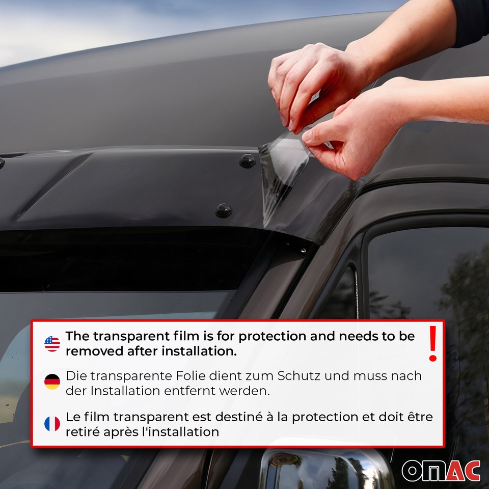 Front Windshield Sun Visor Protector for Mercedes Metris 2016-2024 ...