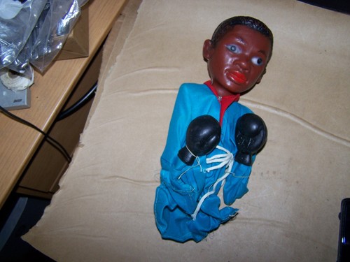 VINTAGE Muhammad Ali BOXER PUNCHING HAND PUPPET 1960'S works cassius ...