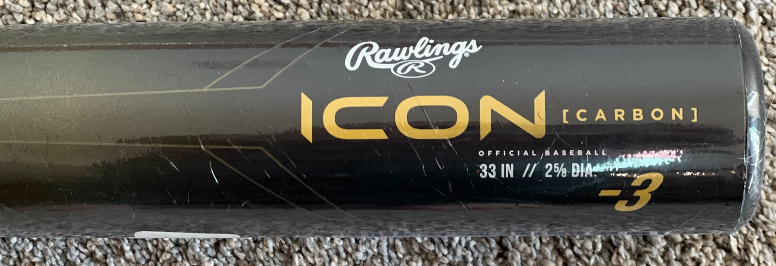 NEW 2024 Rawlings Icon Carbon BBCOR 33/30 RBB313 Baseball Bat 🔥🔥 🔥🔥 🔥 ...