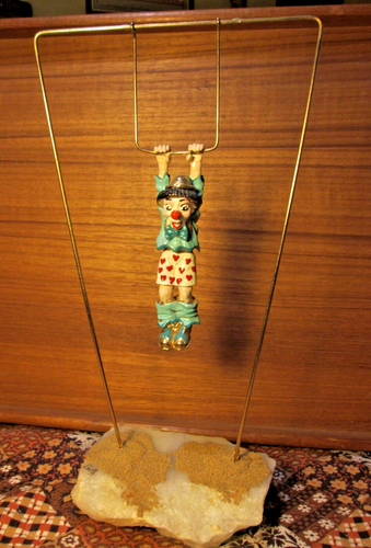 RARE Ron Lee Clown hanging from a trapeze with his pants down. Signed ...