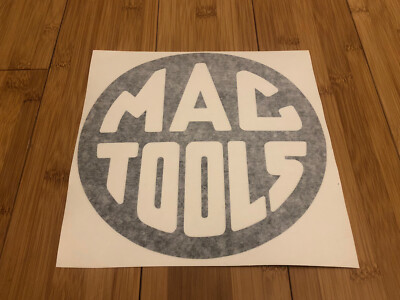 Mac Tools Vintage Black Circle Logo 8” Sticker Toolbox Sticker Decal ...