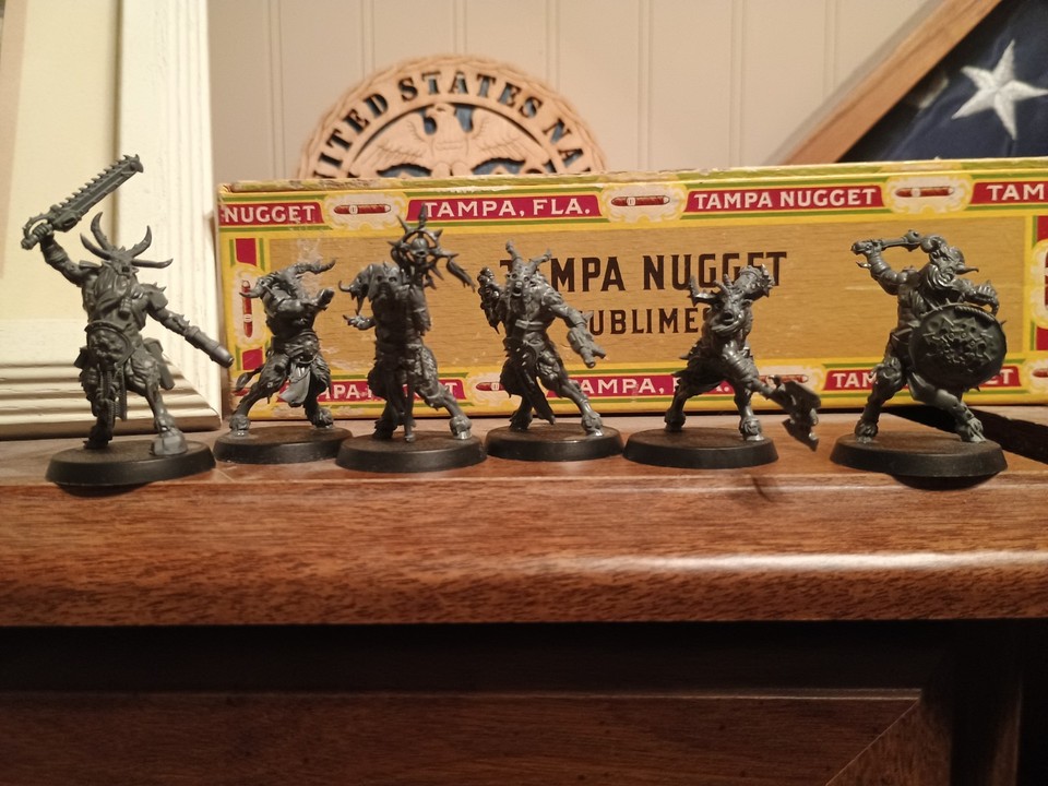 Warhammer 40k Chaos Beastmen Fellgor Ravagers Kill Team Partially ...