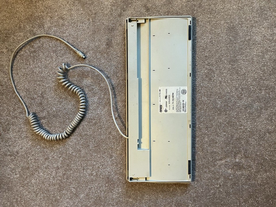 VINTAGE COMPAQ MECHANICAL PS2 KEYBOARD 235212-101 121640-001A RT6656TW ...