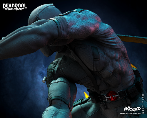 Deadpool Unpainted Unassembled 3D printed Resin Model Kit GK2 | eBay