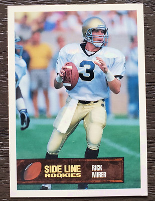 SUPERIOR/SIDE LINE ROOKIES EXTREMELY RARE 1994 NFL PROMO CARD! RICK MIRER! | eBay