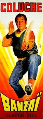 Coluche BANZAÏ Claude Zidi 1983 60x160 | eBay