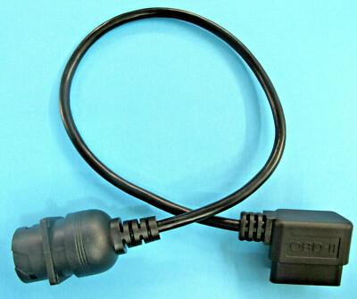 16 Pin OBD2 to 8/9 Pin Black or Green ELD Diagnostics Cable Adapter ...