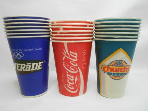 Lot of 21 Vintage Church's Chicken Coca Cola Powerade Coke Wax Paper ...