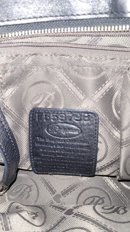 BRIGHTON CORDOBA COLL BLACK LUCIA EMBOSSED SPANISH MOTIF SHOULDER ...