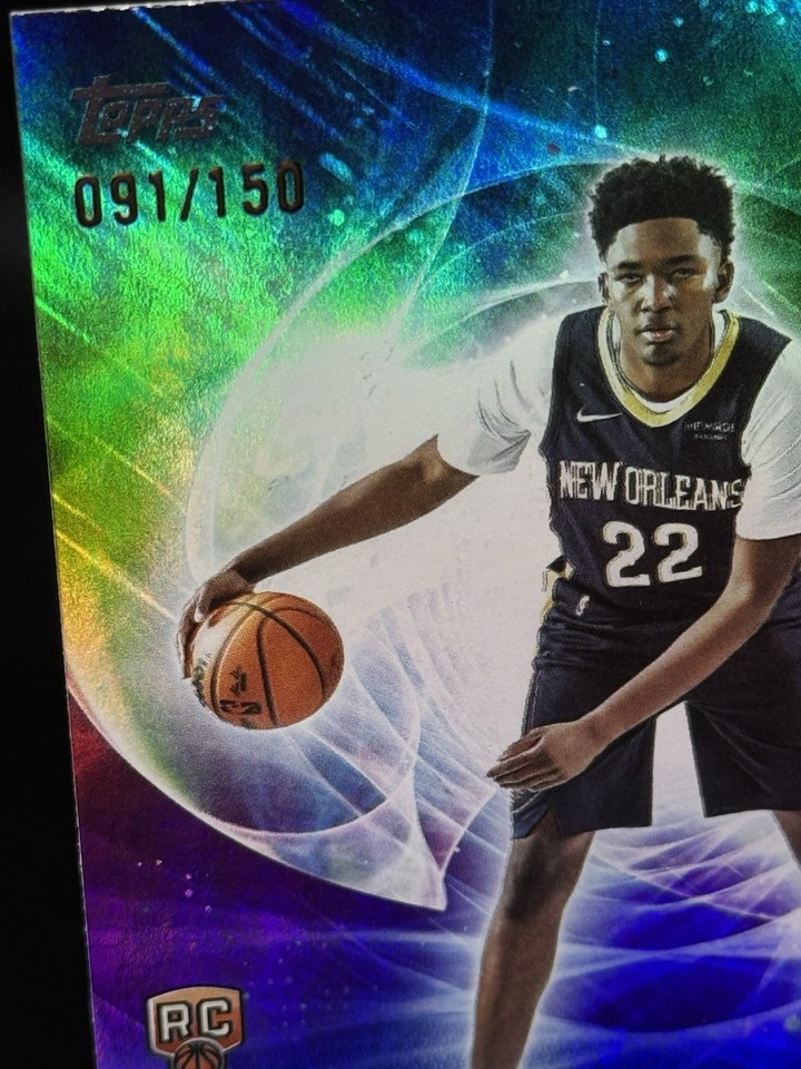 Derik Queen 2025 Topps Flagship Basketball 091/150 Blue No Limit RC #NL ...