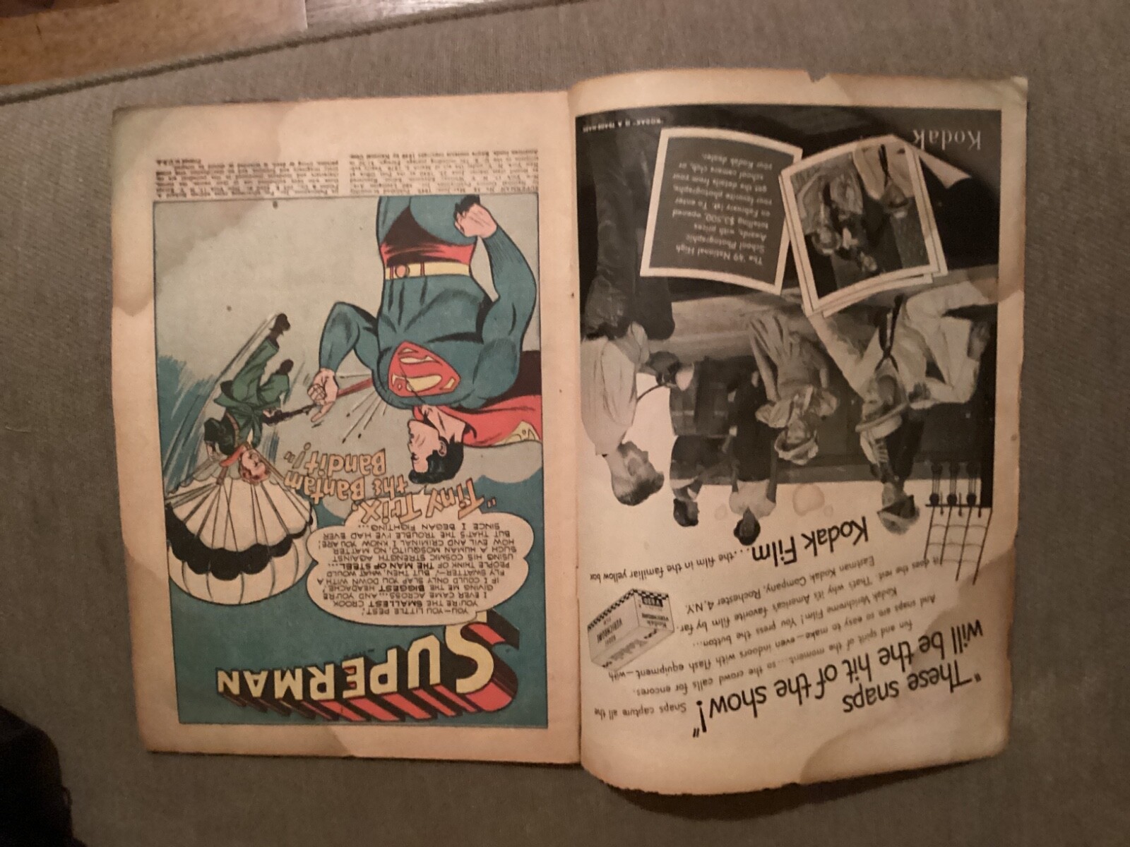 Superman 58 Introducing Tiny Trix the Little Big Shot of the Underworld ...