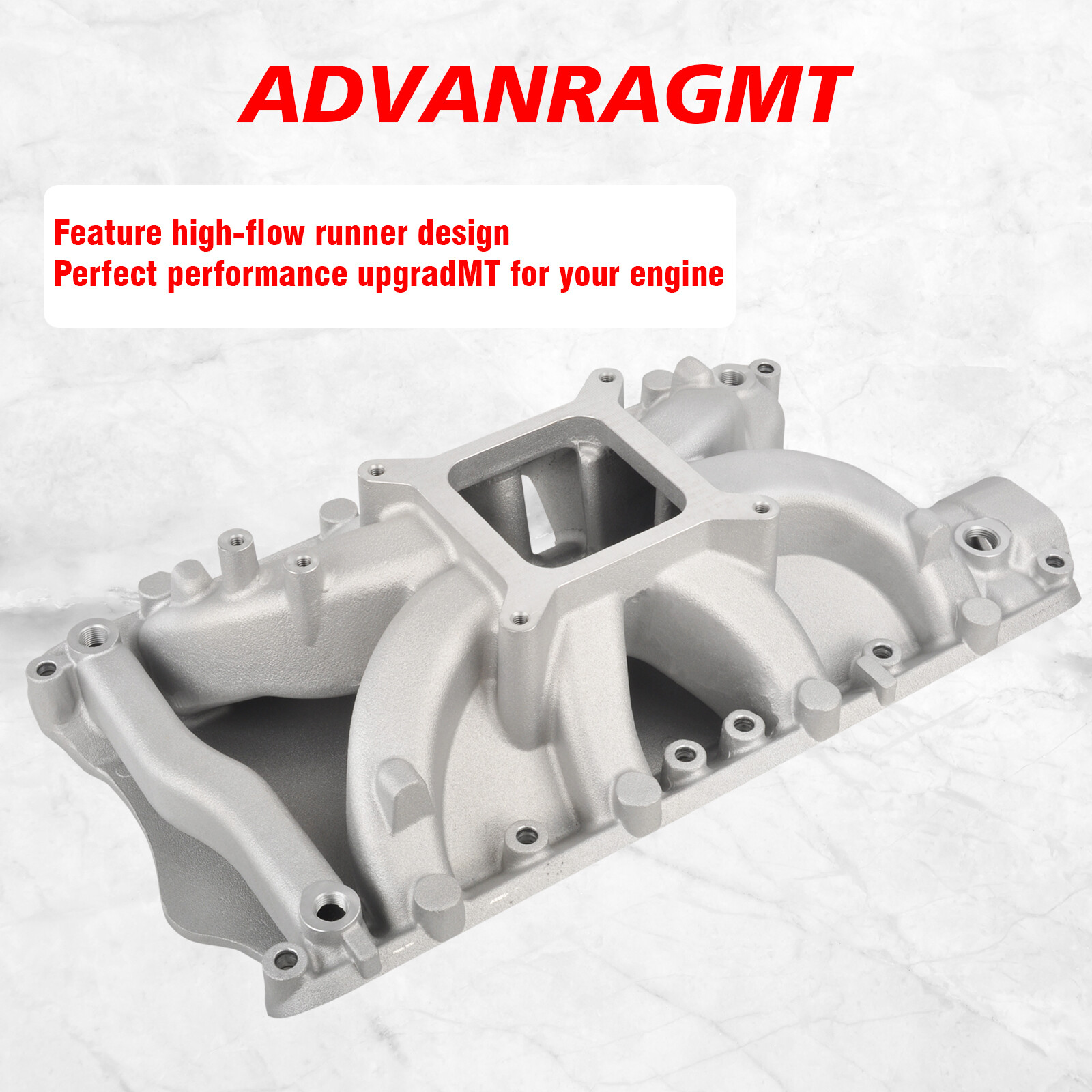Aluminum Intake Manifold For Small Block Ford SBF 351W Windsor V8 Air ...
