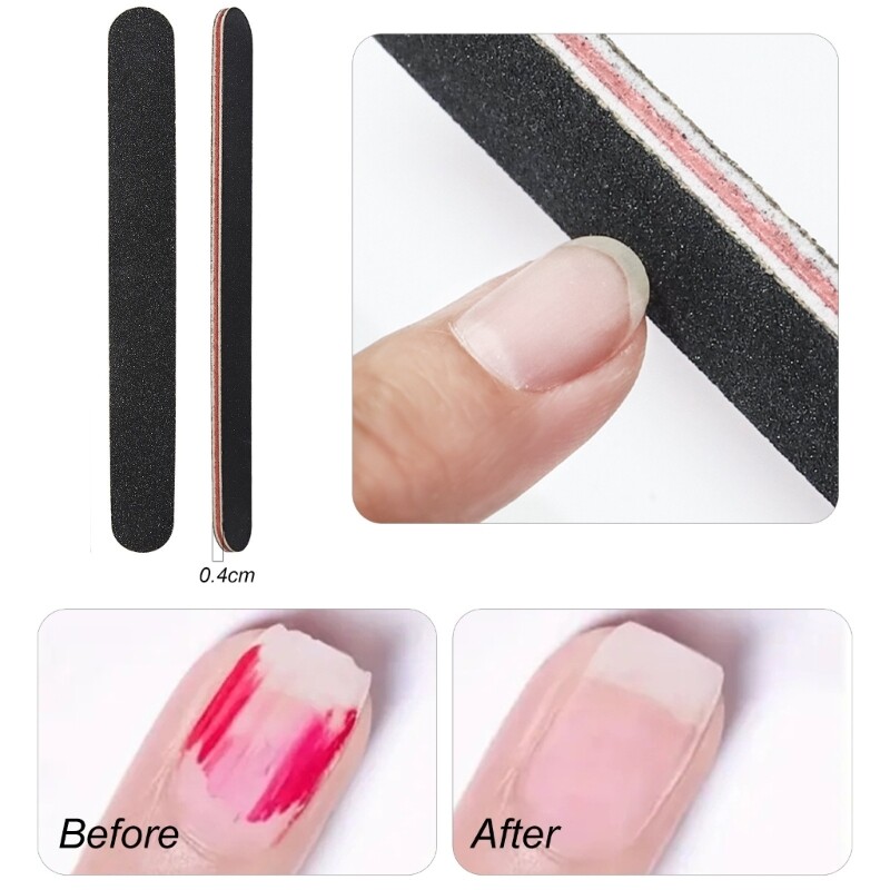 Nail Buffer Block Nail File Set for Acrylic and Natural Nails ...