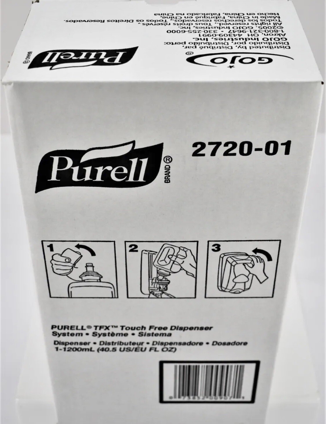 PURELL 2720-01 Touch Free Hand Sanitizer Dispenser Dove - Gray for sale ...